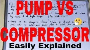 What Is The Difference Between A Pump And A Compressor?